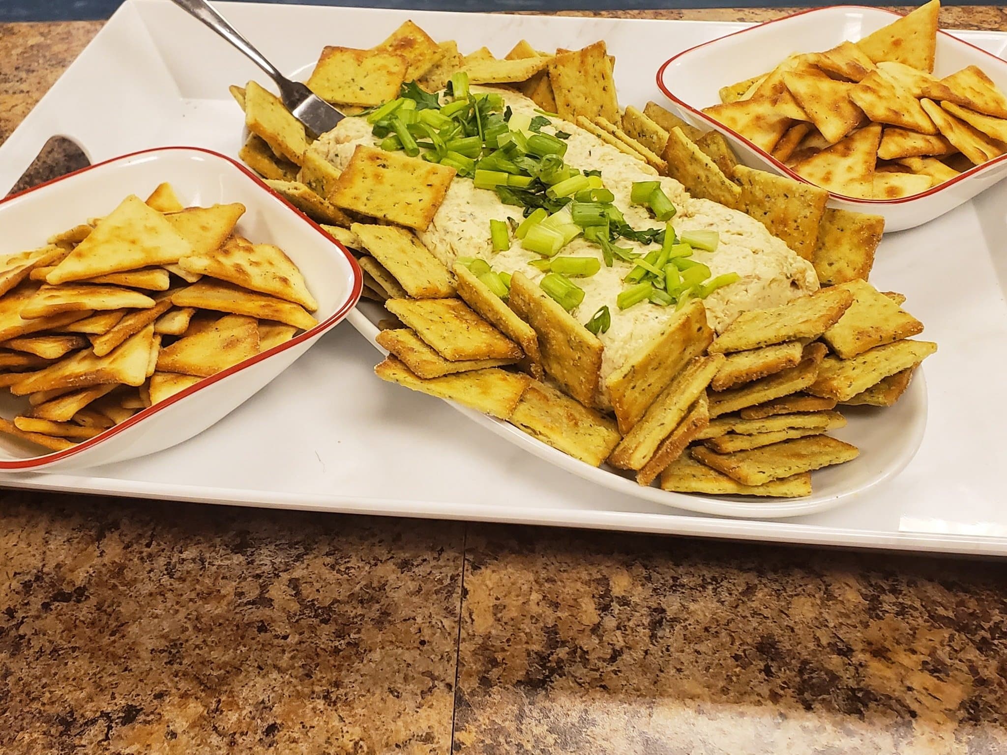 Beautiful Rainbow Cheese Crackers - The Cafe